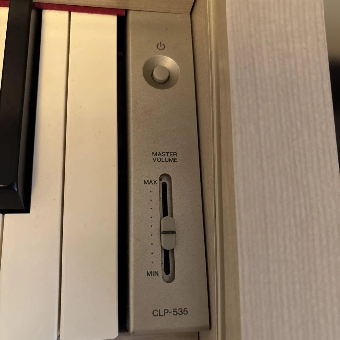【美品】YAMAHA クラビノーバ CLP-535WA ホワイト 椅子・説明書付