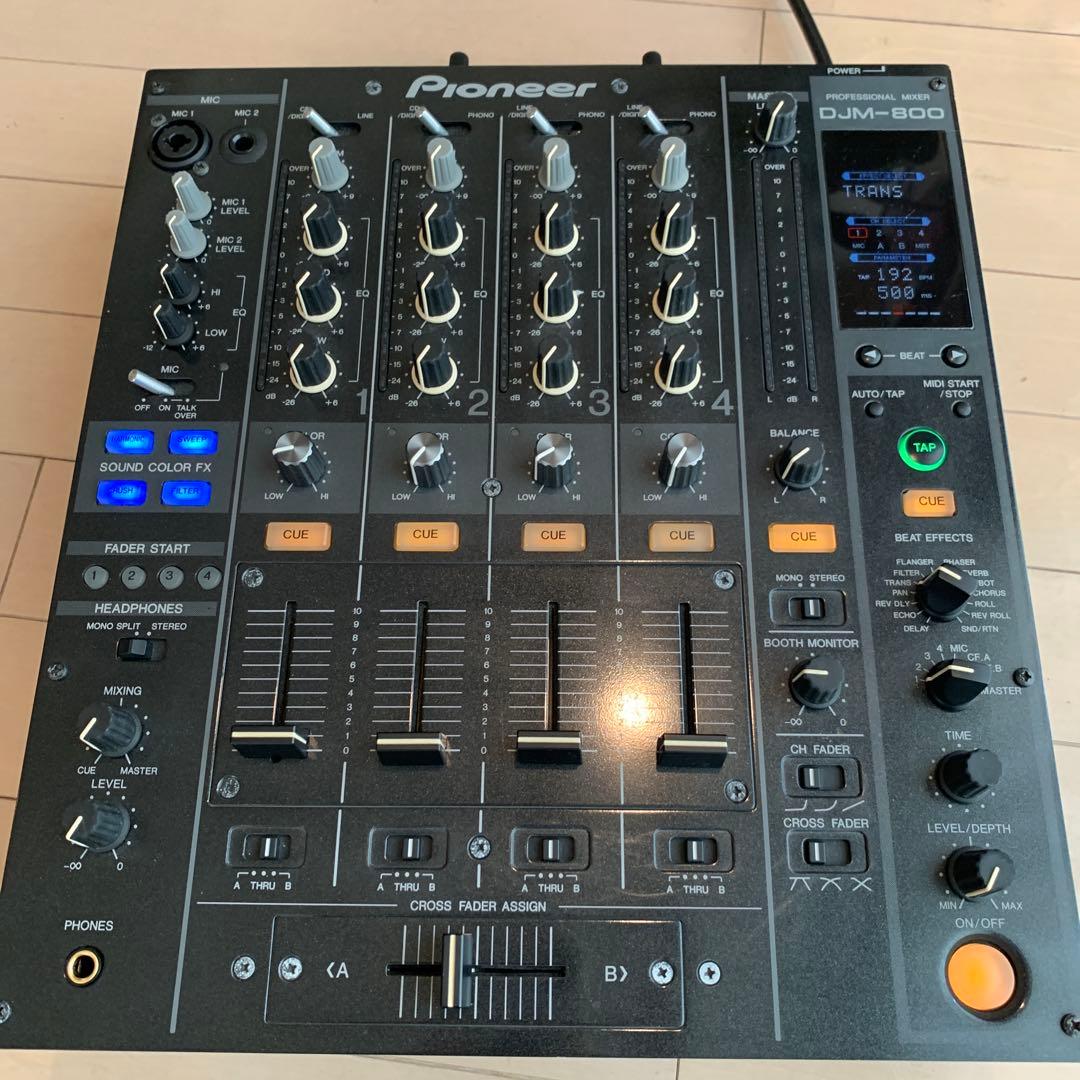 Pioneer DJM-800 DJミキサー　 角度調整ミキサー専用スタンド付