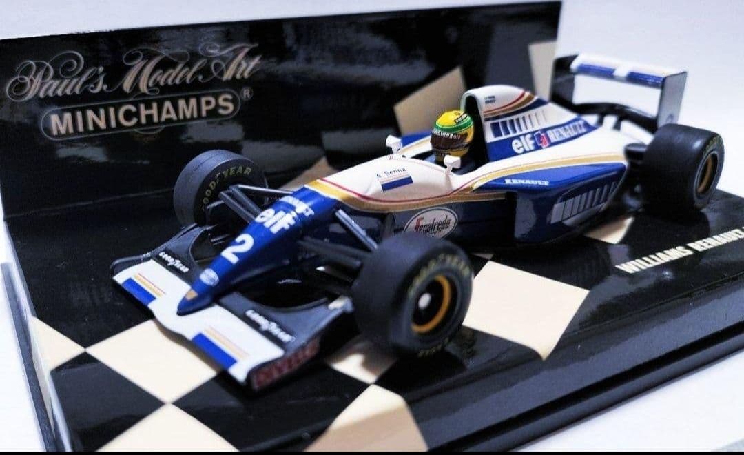ミニチャンプス セナコレ 1/43【 ウィリアムズ・ルノーFW16 】本体美品☆