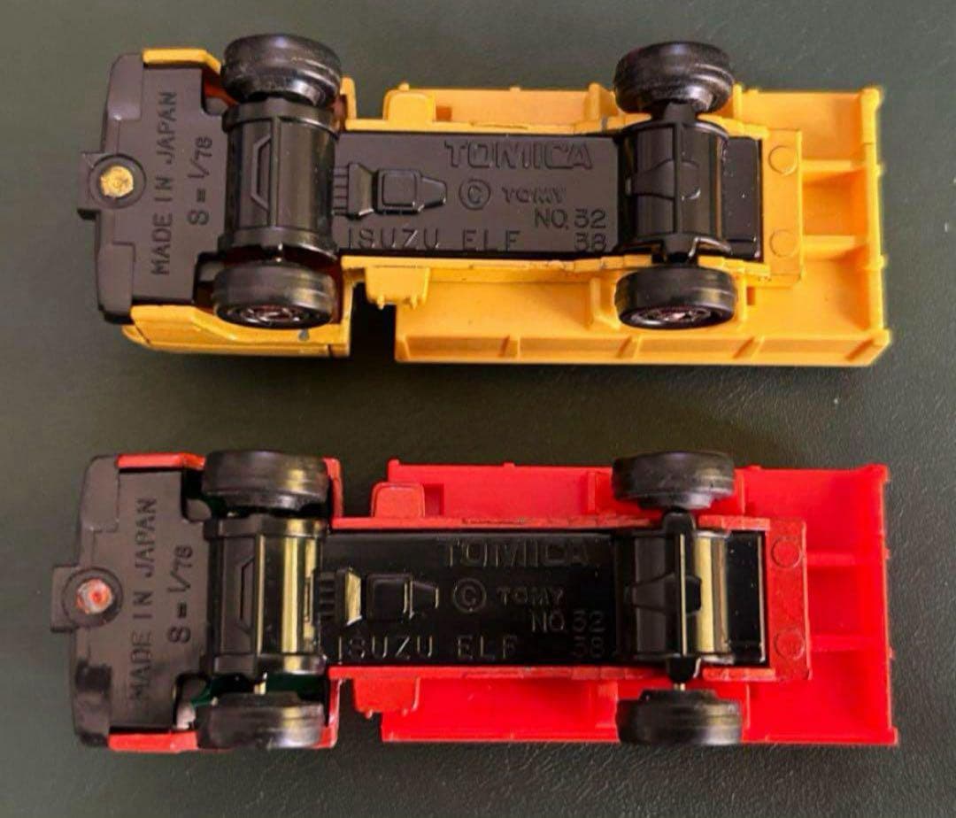 トミカ いすゞ エルフ 道路工事標識車 2台セット