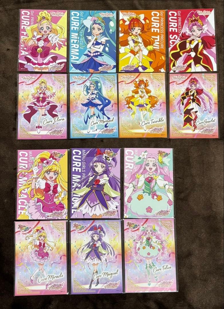 プリキュア　プリティピックアップフェア　ポストカード