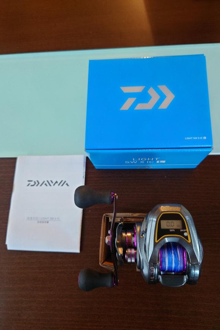 ◆DAIWA 紅牙◆LIGHT SW X IC◇ベイト カウンター付 左巻き