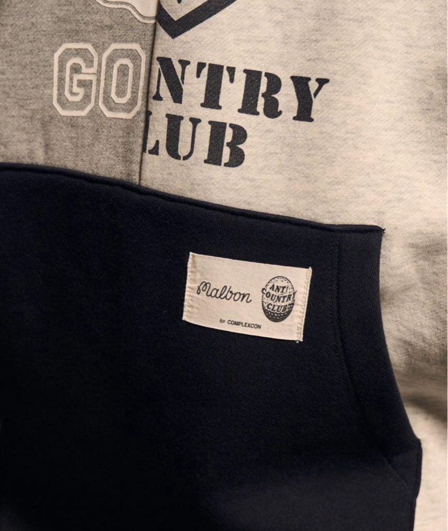 メンズウェア MALBON x ANTi COUNTRY CLUB TOKYO HOODIE
