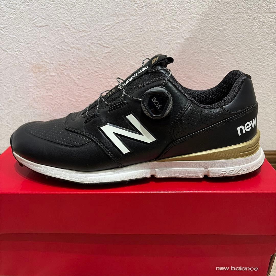 New Balance 574 ゴルフシューズ ブラック