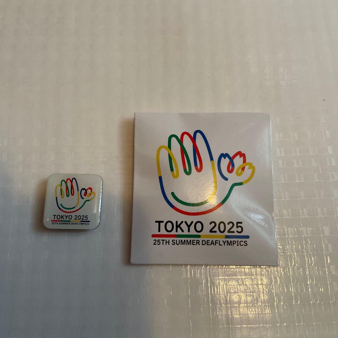 東京2025 デフリンピック ピンバッジセット