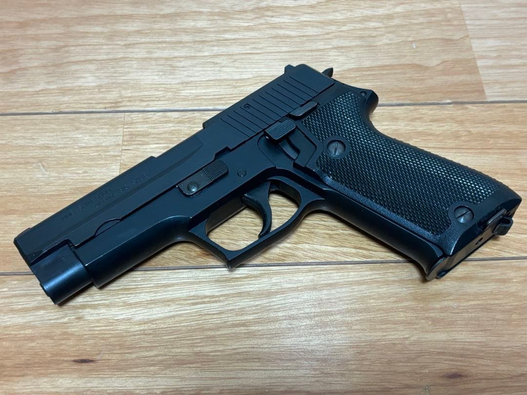 陸上自衛隊 9ｍｍ拳銃用茶革ホルスター 迷彩カバー タナカ 9mm拳銃 ASGK