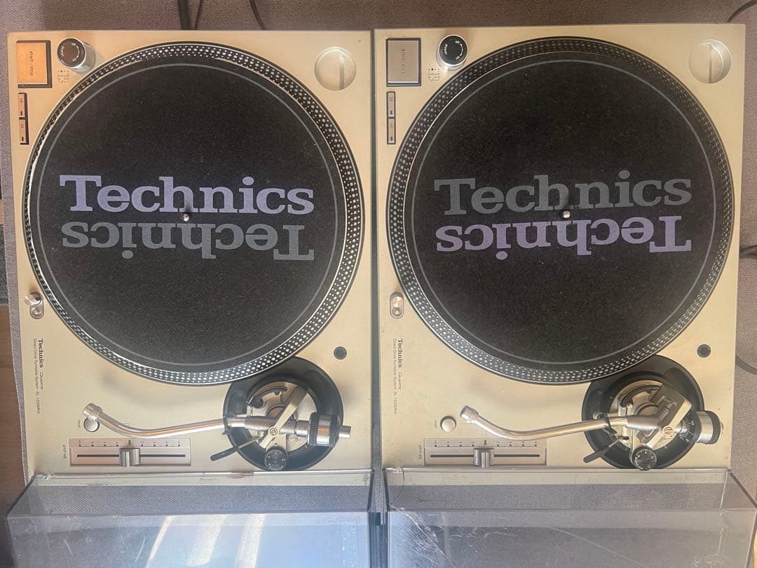 Technics SL-1200 mk5ターンテーブル シルバー×2台セット
