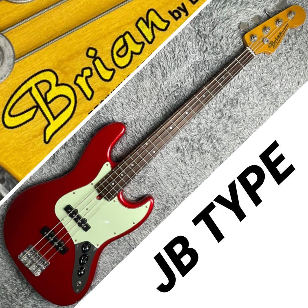 ベース Brian by Bacchus JAZZ BASS Type