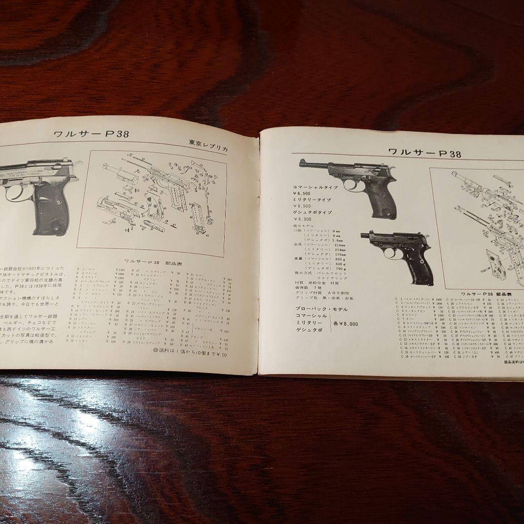 WALTHER P-38 & LUGER P-08 モデルガン　カタログ付き