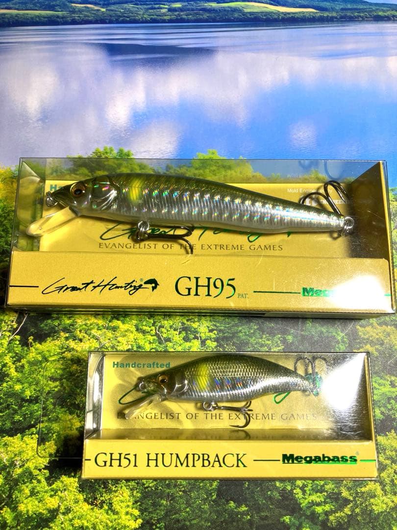 Megabass GH95 & GH51 グレートハンティング　限定　長良アユ