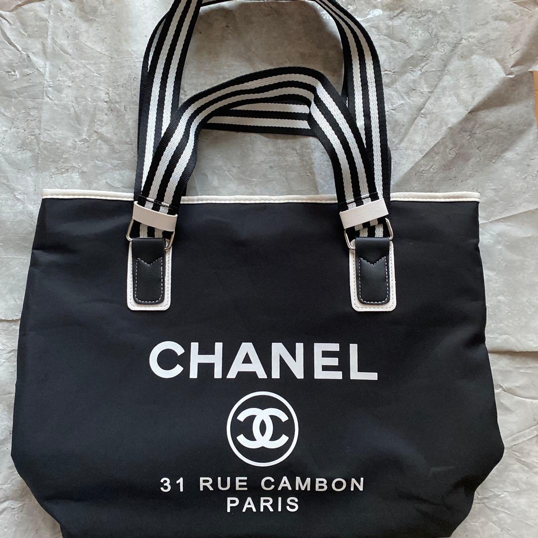 未使用　CHANEL☆ノベルティトートバッグ ロゴ入りトートバッグ