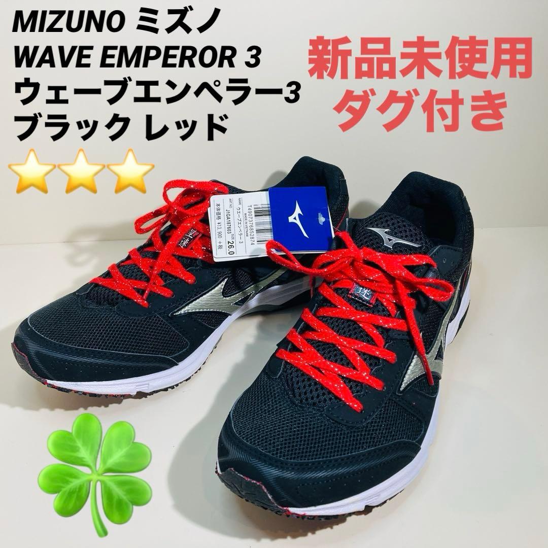【新品未使用ダグ付き】MIZUNO ミズノ ウェーブエンペラー3 26.0cm