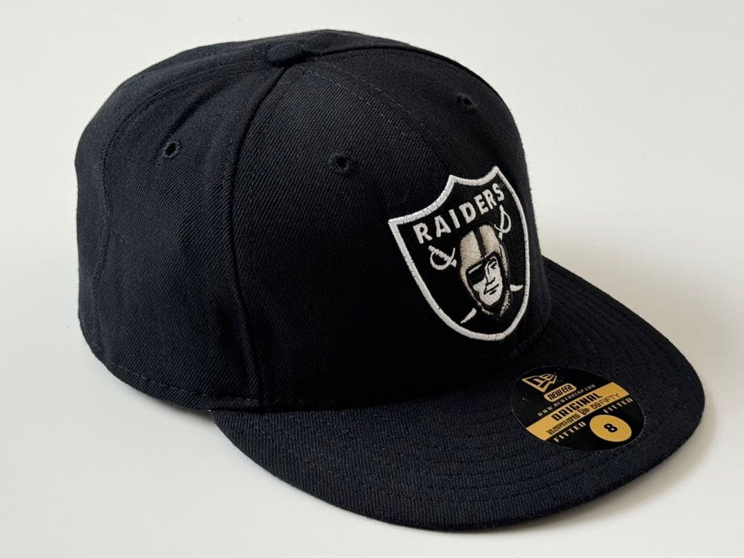 90s USA製 NEW ERA レイダース キャップ NFL RAIDERS黒