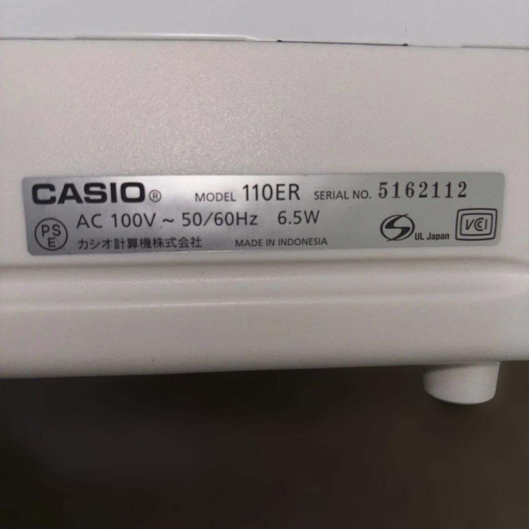 ジャンク品　CASIO 電子レジスター 110ER