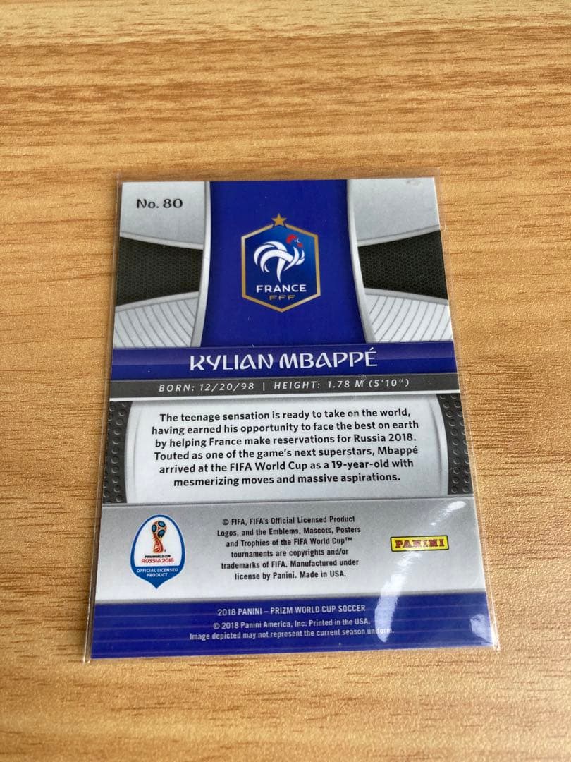 PANINI Prizm Russia 2018 カード mbappe エンバペ