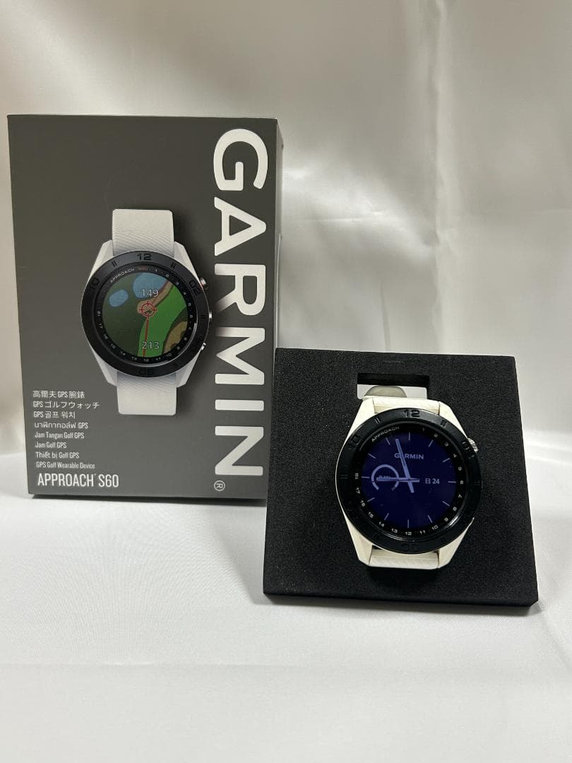 GARMIN Approach S60 GPSゴルフウォッチ　ホワイト