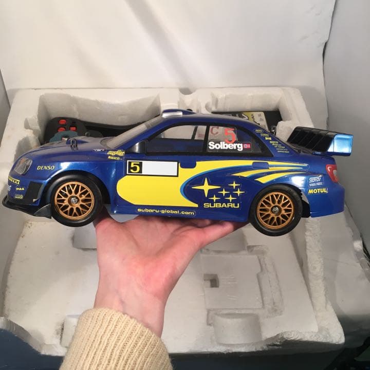 動作品　1/14 スバルインプレッサ WRC2005 ラジコン