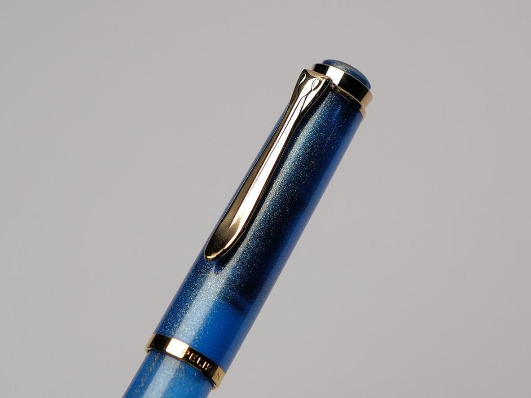 【Amami 新品文具】 Pelikan 特生 M200 ゴールデンラピス万年筆