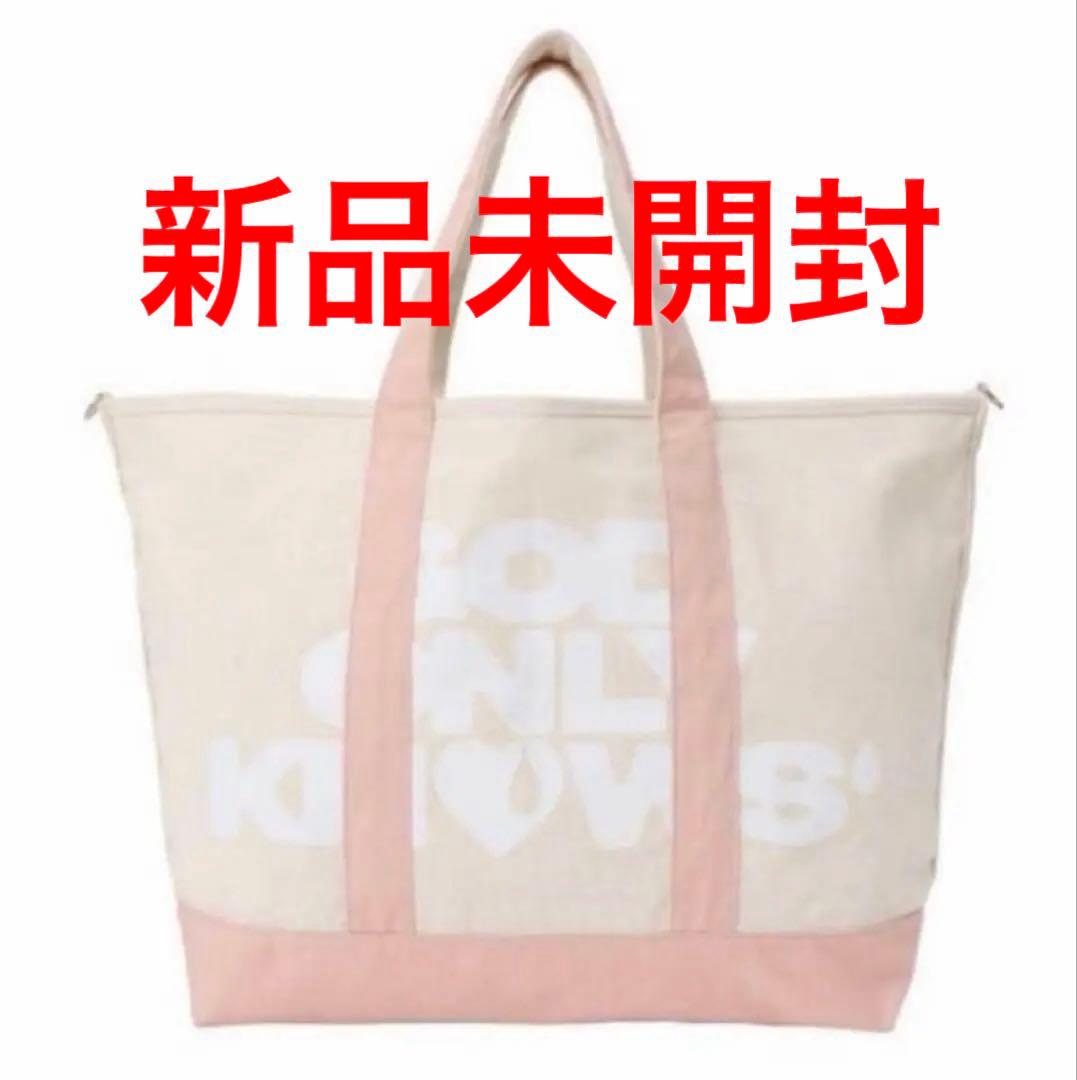 GOD ONLY KNOWS TOTE BAG ピンク
