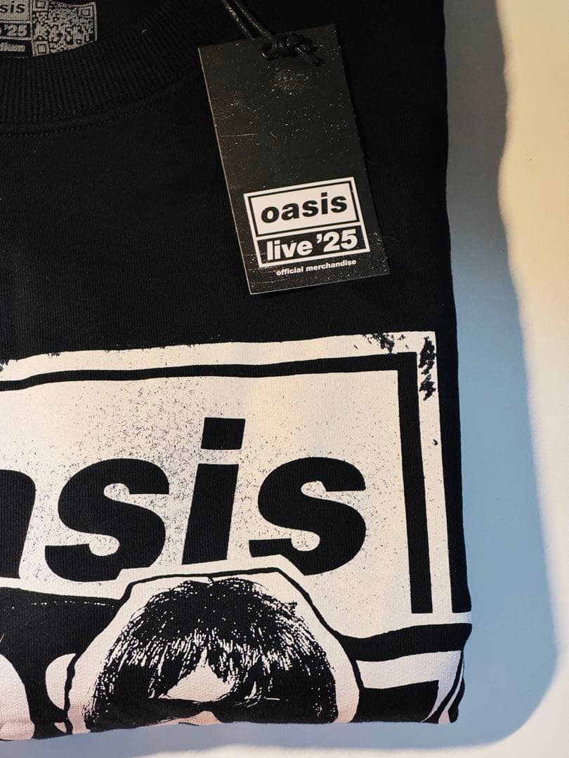 英国購入oasis 来日 正規 2025 スウェットシャツ M