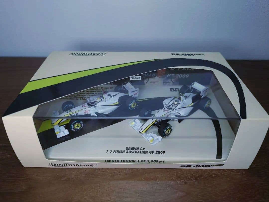 限定 1/43 ブラウンGP 2009 オーストラリアGP 1-2FINISH