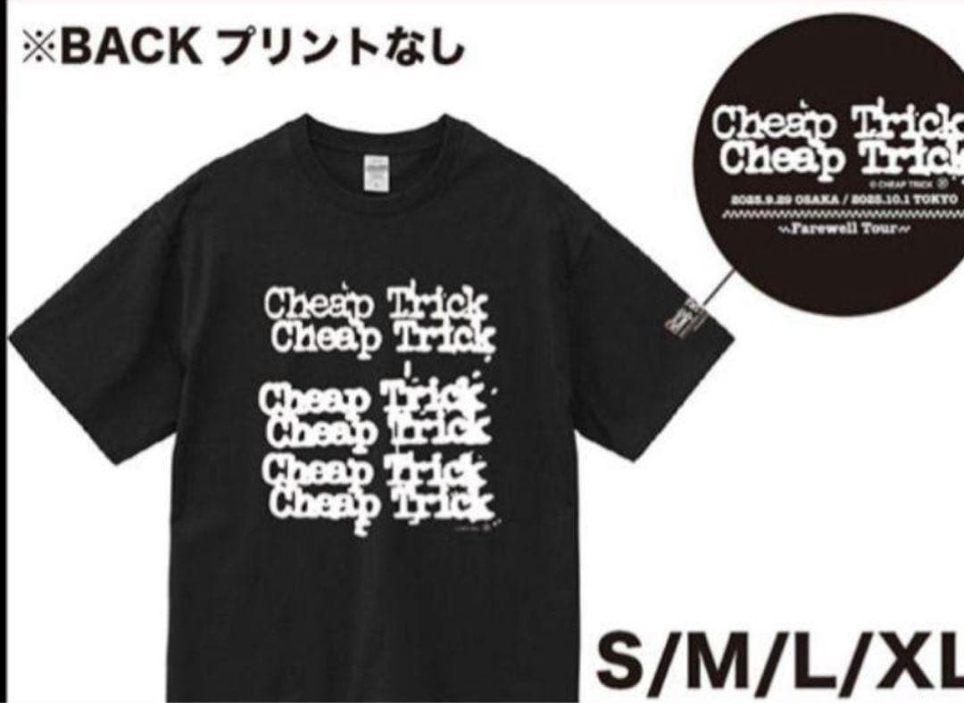 【完売品】Cheap Trick LIVE会場限定ビッグシルエットTシャツ Ｌ