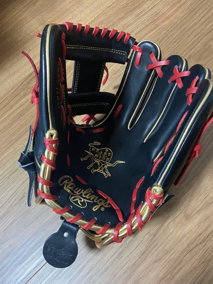 Rawlings MlB 205WModel 軟式 黒 グローブスタンド付き