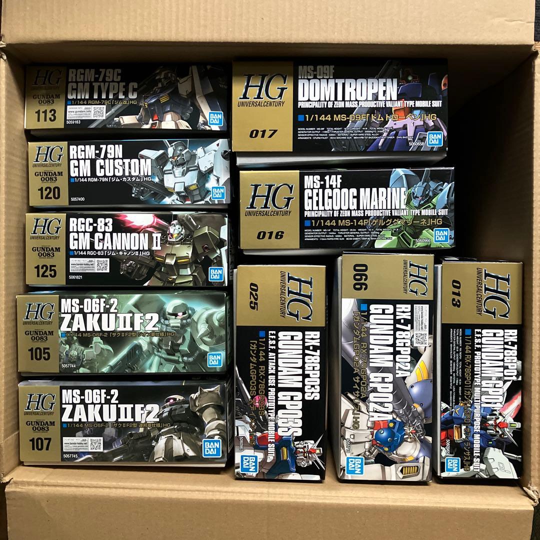 ガンプラまとめ売り0083組