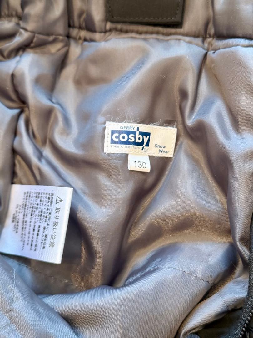 1回のみ使用！cosby 子ども用スキーウェアとその他一式　130センチ