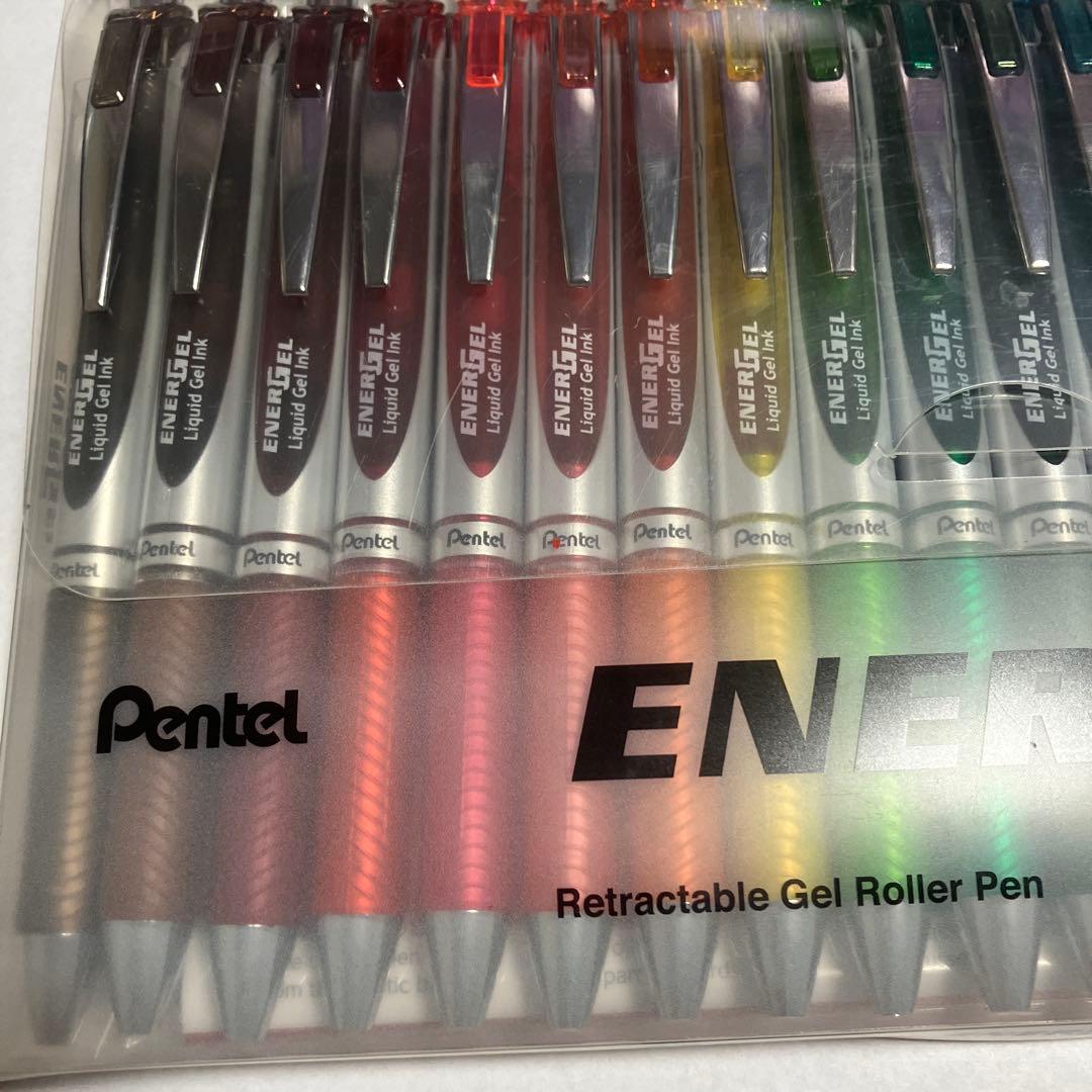 Pentel ENERGEL 20色 0.7mm ボールペン本体