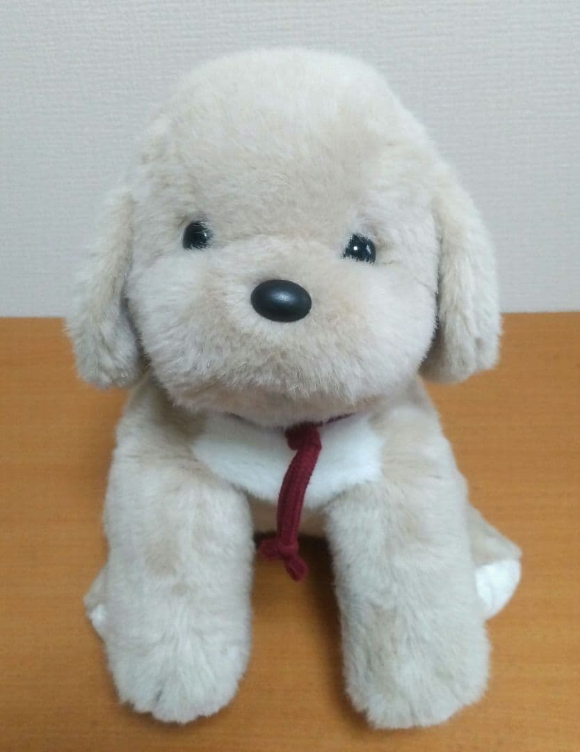 うめ吉 くたくた BIG ぬいぐるみ ベージュ 1983 犬 レトロ 当時物