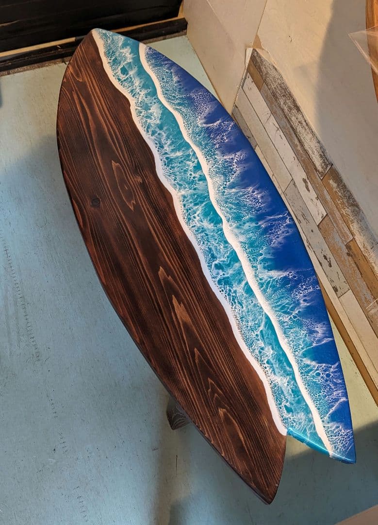 サーフィン・ボディボード Ocean surf cafetable