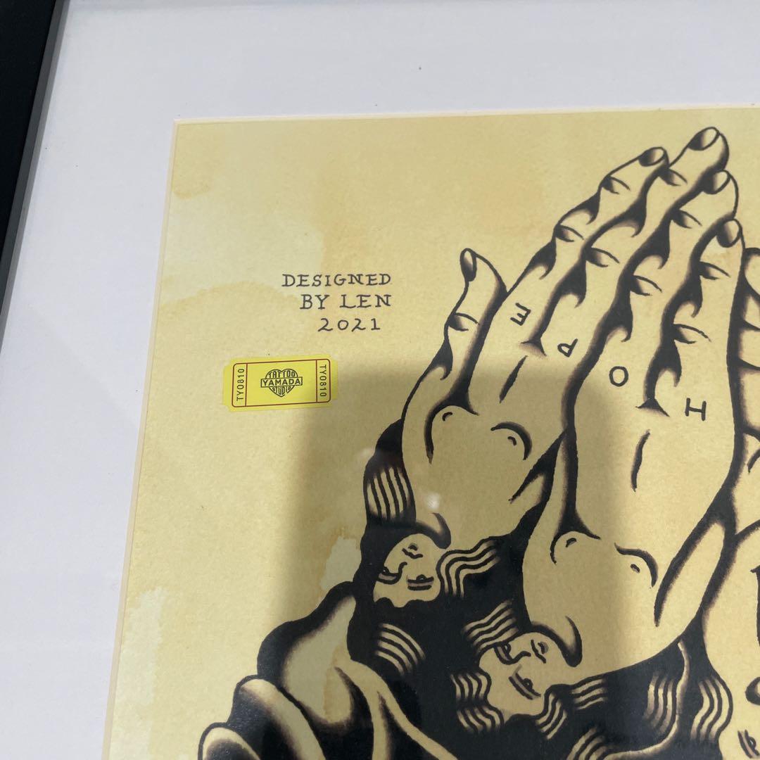 TATTOO FLASH POSTER【 Praying Hands 】