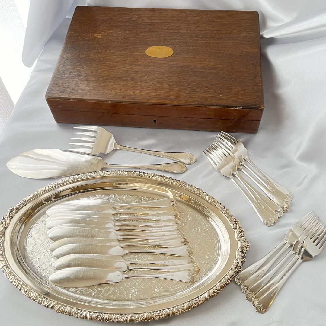 【Henry Wilkinson & Co】カトラリーセット 23本サーバー2本