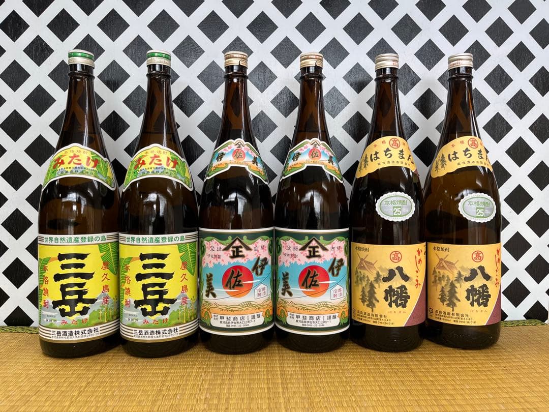 元祖プレミアム焼酎 伊佐美 三岳 八幡 25% 1800ml 本格焼酎 芋焼酎