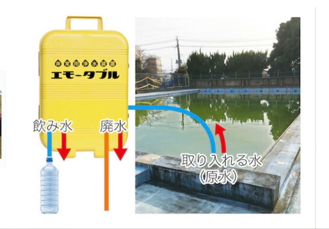 非常用浄水装置　エモータブル　非常用浄水器　防災グッズ