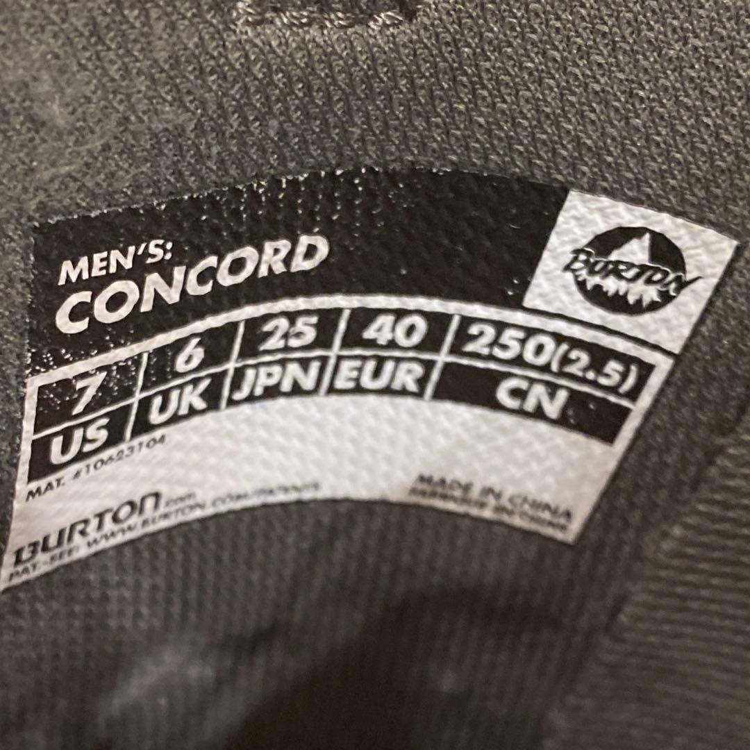 【即日発送_送料無料】BURTON スノボブーツ　CONCORD 25.0cm