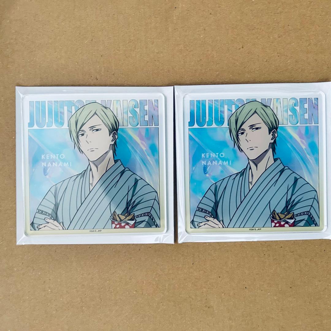 呪術廻戦 七海健人 コースター 缶バッジ ストラップ 名場面クリアステッカー