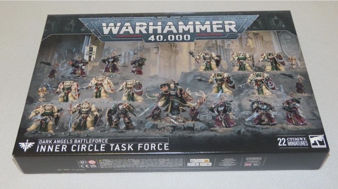 【限定品】ウォーハンマー40K ダークエンジェルバトルセット、廃盤された希少品