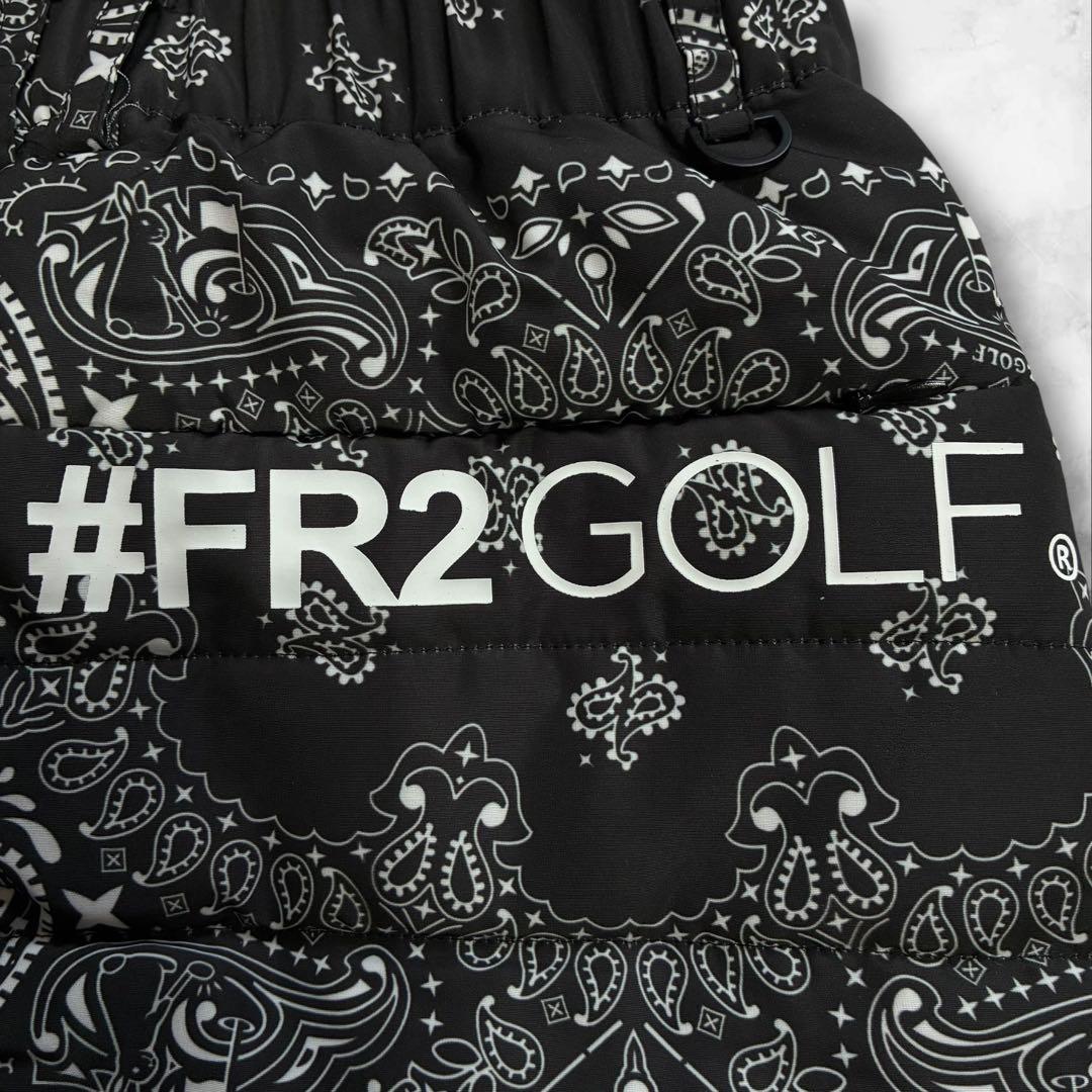 【タグ付き】#FR2 GOLF ゴルフ 中綿スカート レディース ペイズリー柄