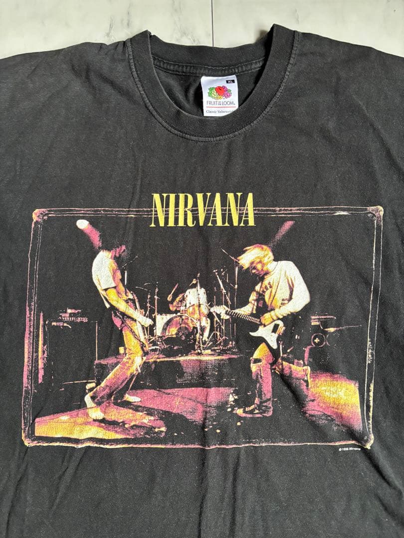 NIRVANA ニルヴァーナ 1996年 ライブ ブラック Tシャツ 古着