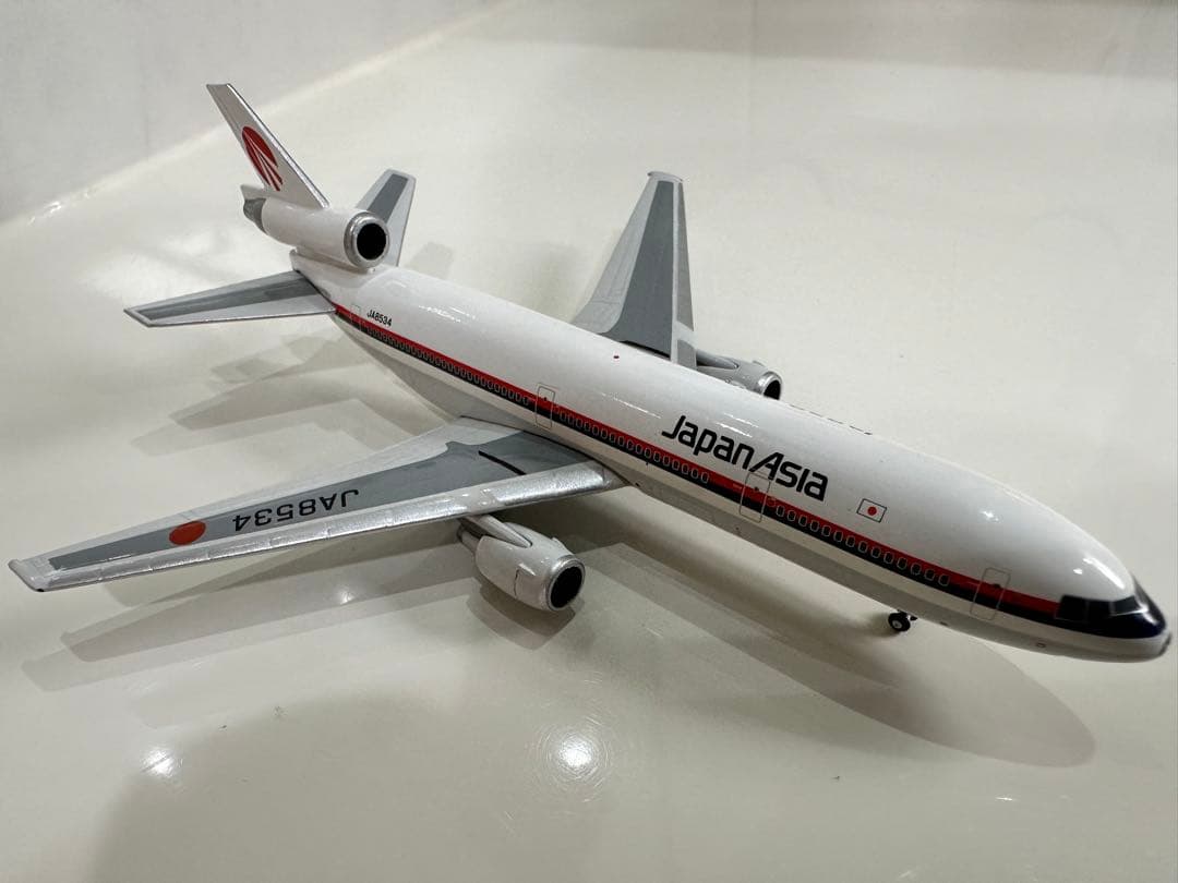 日本アジア航空DC-10-40 1/400スケールダイキャストモデル