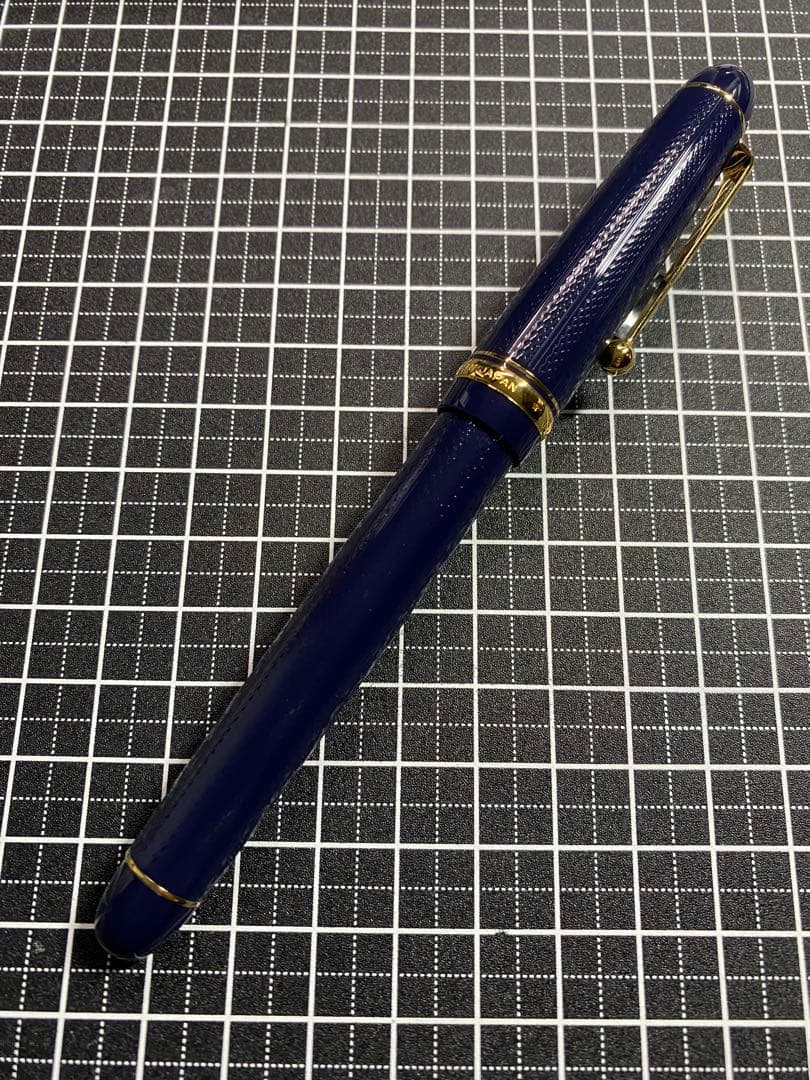 PILOT CUSTOM74 Dark-Blue 網目　万年筆　字幅M