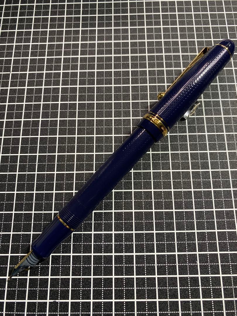 PILOT CUSTOM74 Dark-Blue 網目　万年筆　字幅M