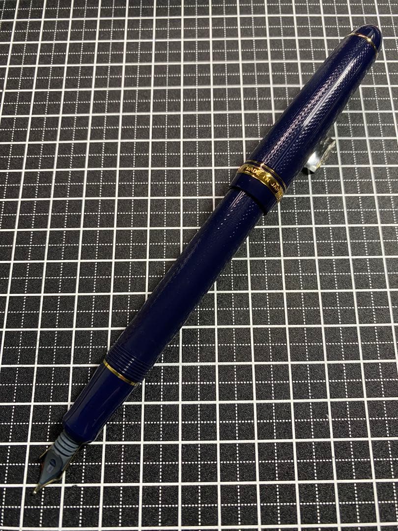 PILOT CUSTOM74 Dark-Blue 網目　万年筆　字幅M