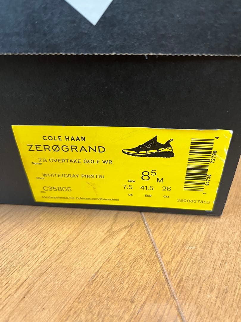 シューズ(男性用) COLEHAAN ZEROGROUND OVERTAKE GOLF C35805
