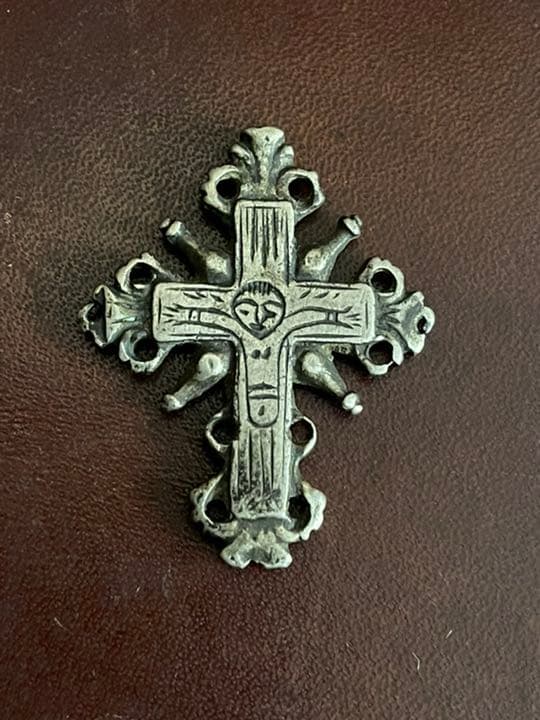 アンティーク 手作り 十字架 シルバー ANTIQUE SILVER CROSS