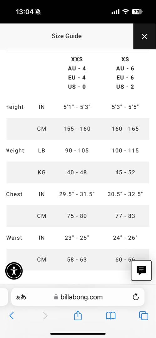 billabong ビラボン　ロンスプ　2mm ピンク　小花柄