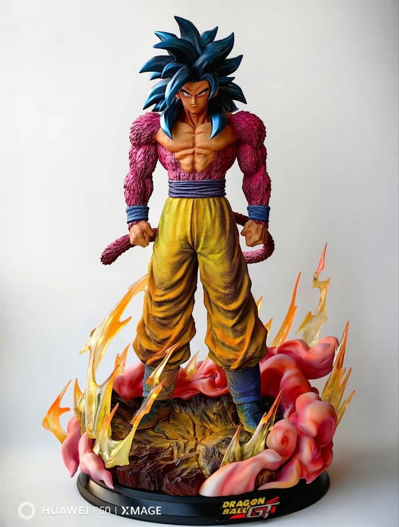ドラゴンボールガレージキット　超サイヤ人4孫悟空　レジン スタチュー　完成品