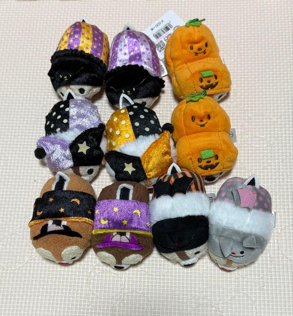 ツムツム　ハロウィン　チップとデール　パンプキン